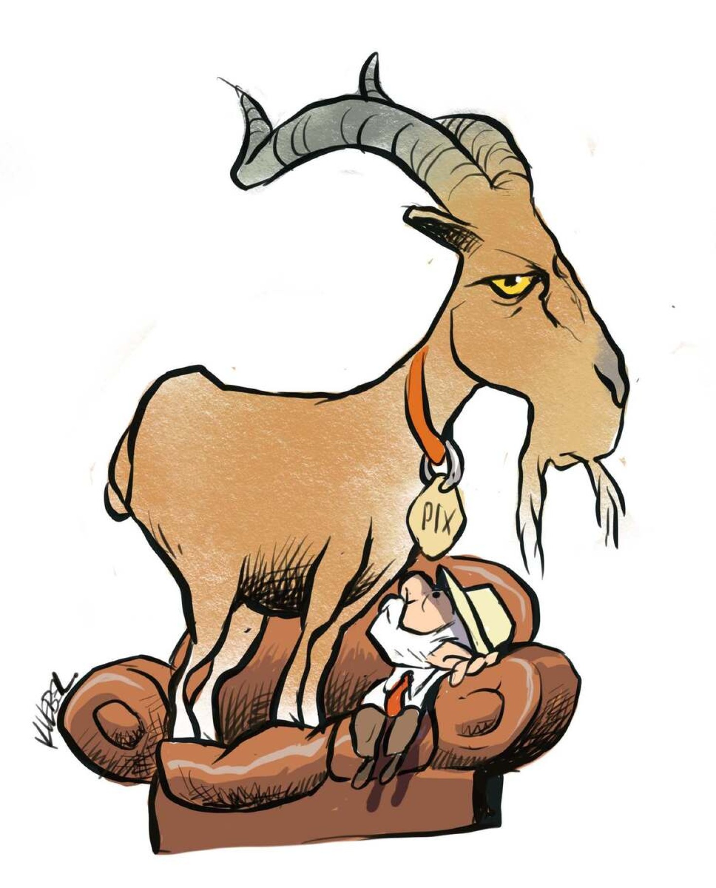 Tiraram o bode da sala - Blog da Denise