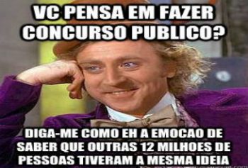 Melhores memes de concurso! Humor é importante para manter estudos